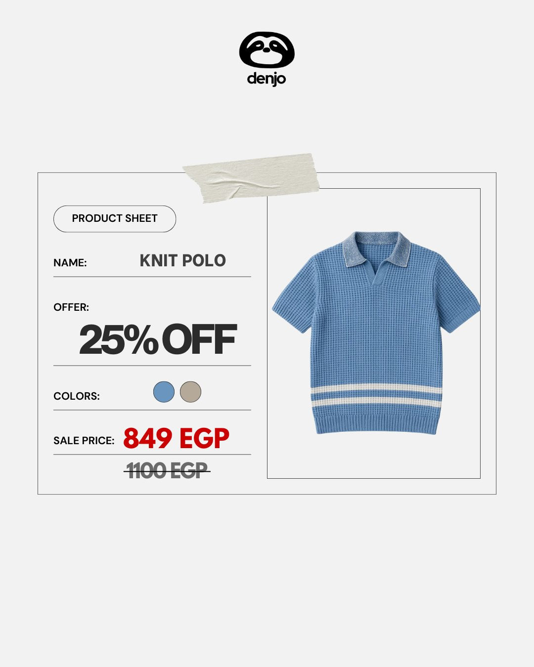 Knit Polos – Denjo